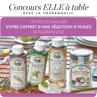 Jeu Elle : 325 coffrets d’huiles La Tourangelle à gagner