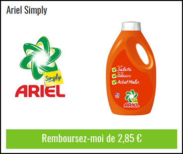 Lessive liquide Ariel pas chère : Promo Leader Price, réduction...