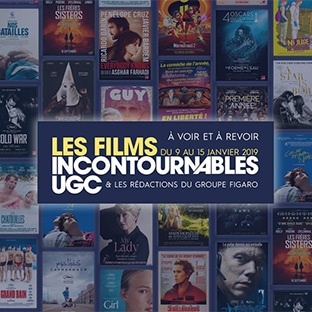 Les Films Incontournables d’UGC : 3,50€ la place de ciné