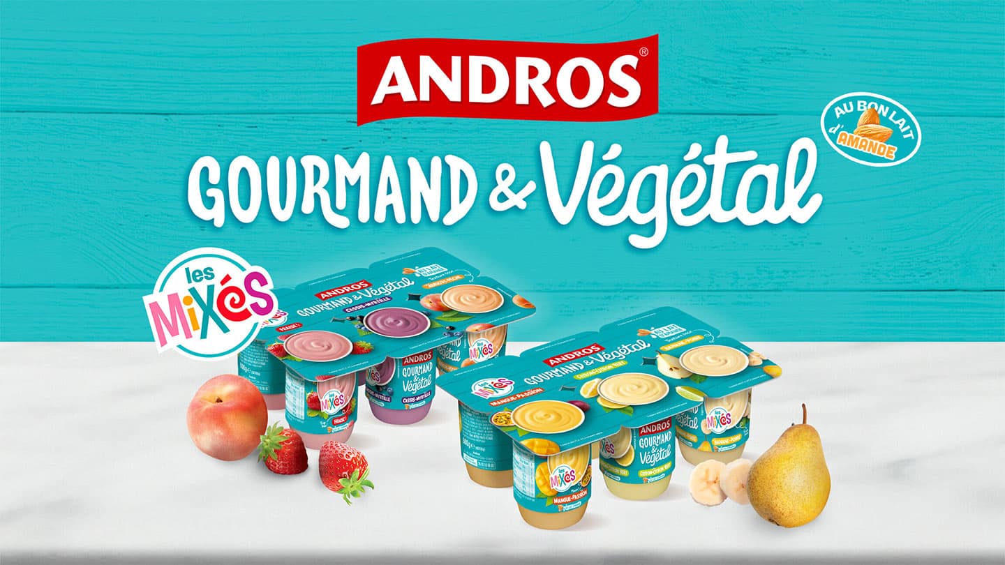 Test Andros : 4'000 lots de desserts Gourmand & Végétal gratuits