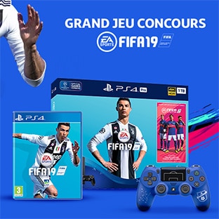 Jeu FIFA 19 Auchan : PS4 Pro et 22 autres lots à gagner