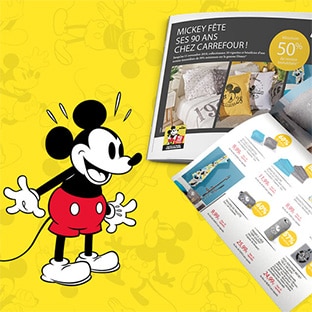 Vignettes Mickey Carrefour : Jusqu’à -60% sur la collection Disney