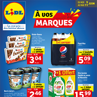 Catalogue Lidl "A vos marques" du 5 au 11 juin 2019