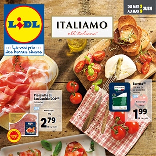 Catalogue Lidl Italiamo du 3 au 9 juin 2020
