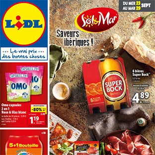 Catalogue Lidl "Sol & Mar" du 23 au 29 septembre 2020