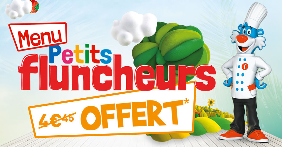 Flunch : Menu enfant offert tous les jours de 18h à 19h30