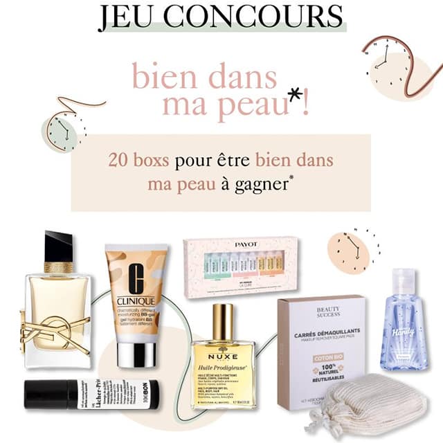 Jeu Beauty Success : 20 box de 7 produits de beauté à gagner