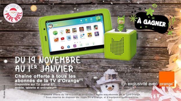 Jeu Gulli / Chaîne du Père Noël : Tablette et Toniebox à gagner