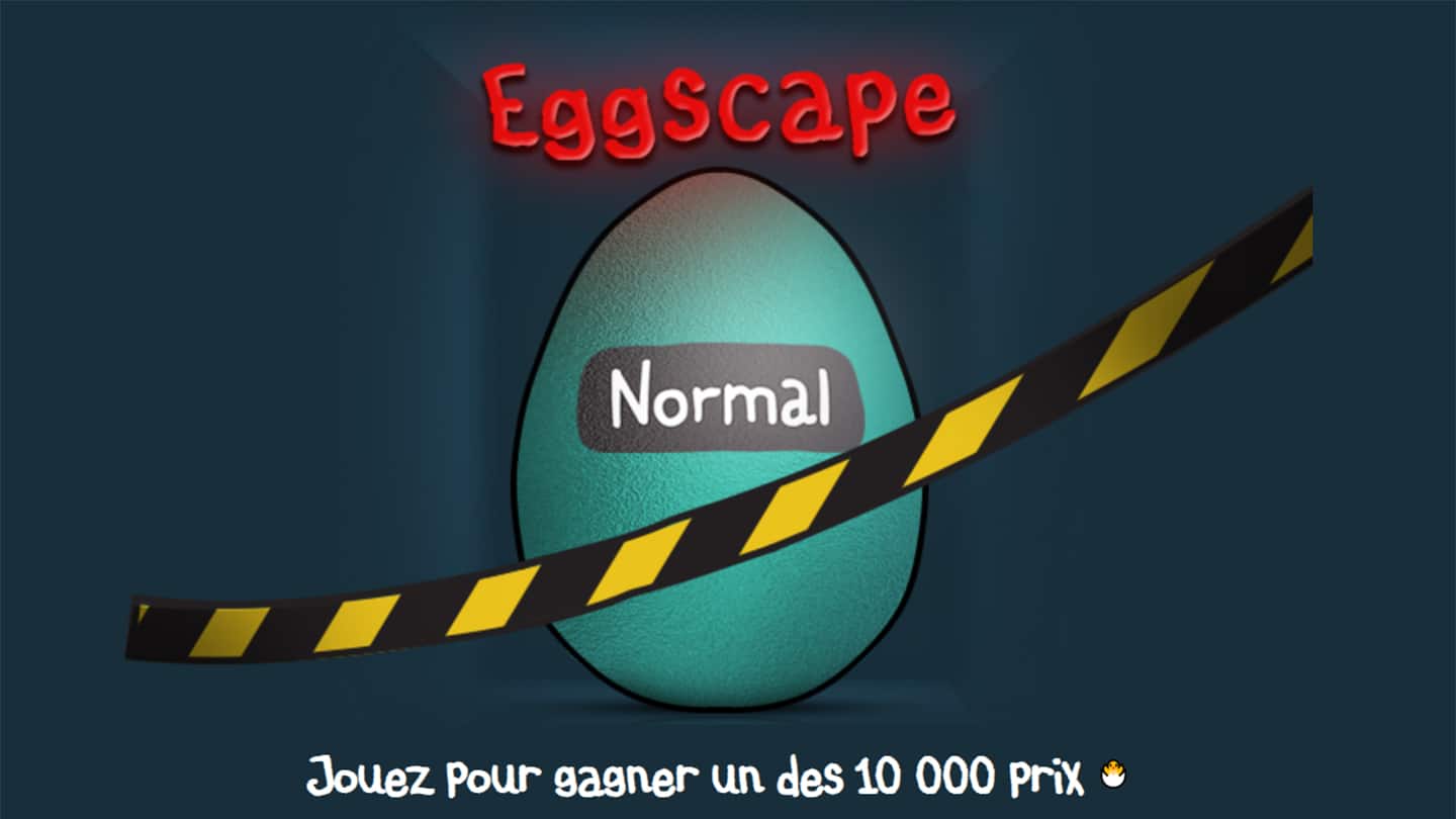 Jeu Normal Eggscape pour Pâques : 13'950 lots à retirer en magasin