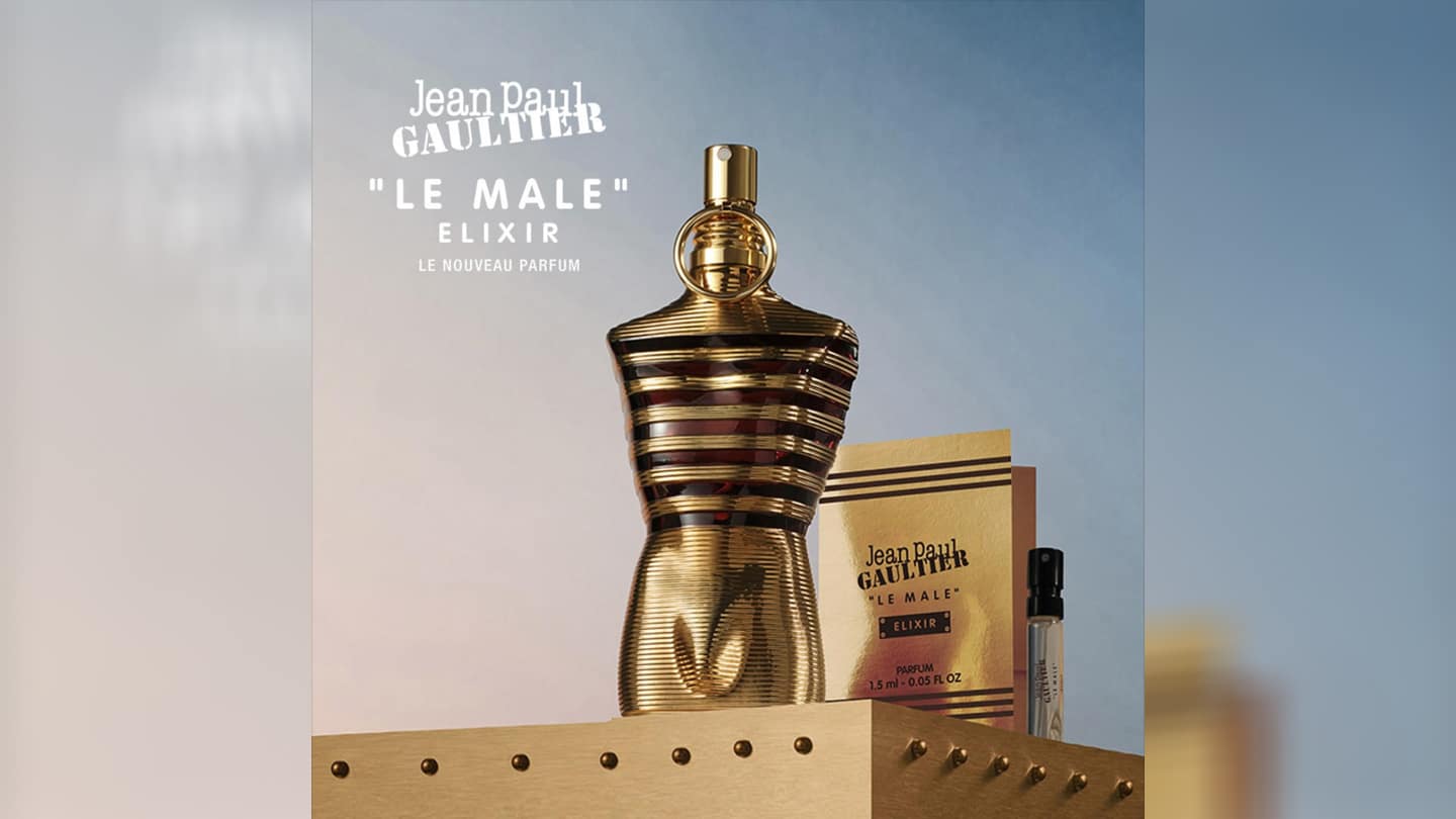 Échantillons gratuits du parfum Le Male Elixir de Jean Paul Gaultier