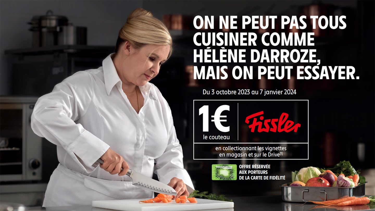Vignette Fissler Intermarché : 1€ le couteau de qualité