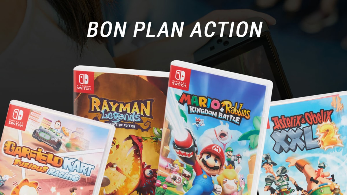 Bon plan Action : Jeux Nintendo Switch à 10,95€ seulement